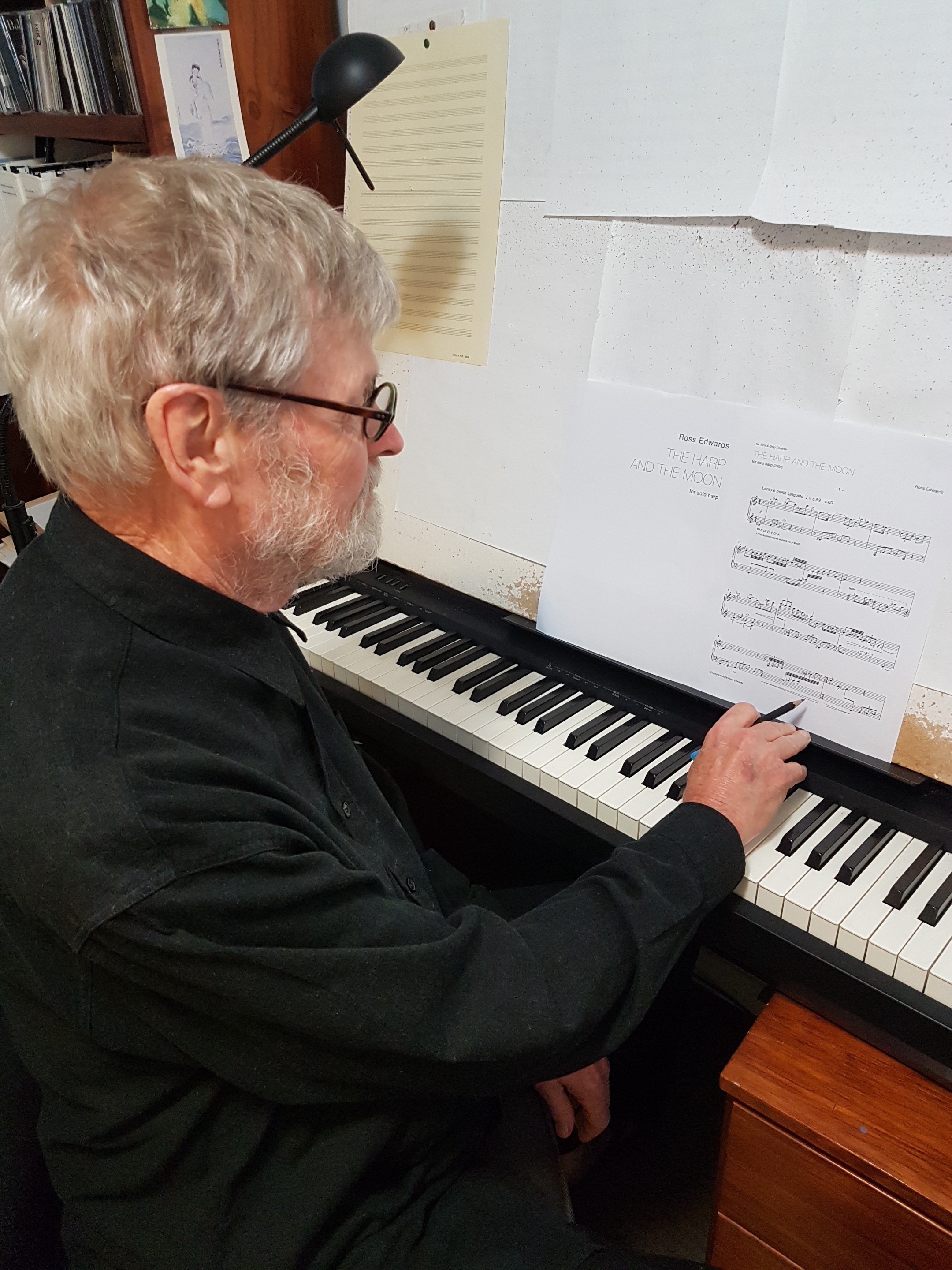 Emily Granger, harpist, and Luke Tierney, founder of Tier 1 Arts - The ...